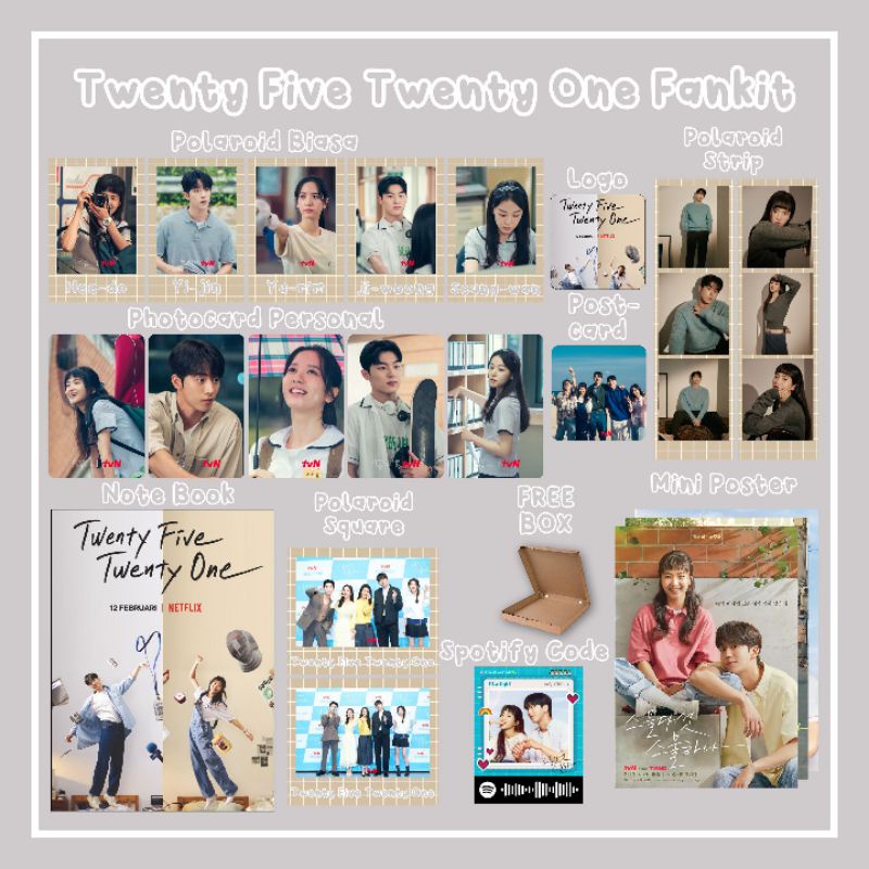 Jual K-DRAMA TWENTY FIVE TWENTY ONE MINI FANKIT / FANKIT TWENTY FIVE ...