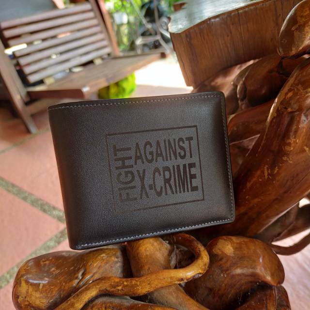 Jual DOMPET KULIT CUSTOM NAMA DAN LOGO | Shopee Indonesia