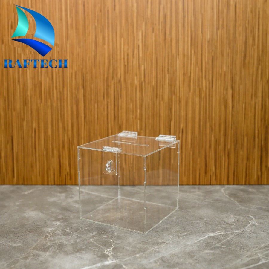 Jual KOTAK AMAL / KOTAK SARAN AKRILIK KOTAK TIPS TRANSPARAN ACRYLIC ...