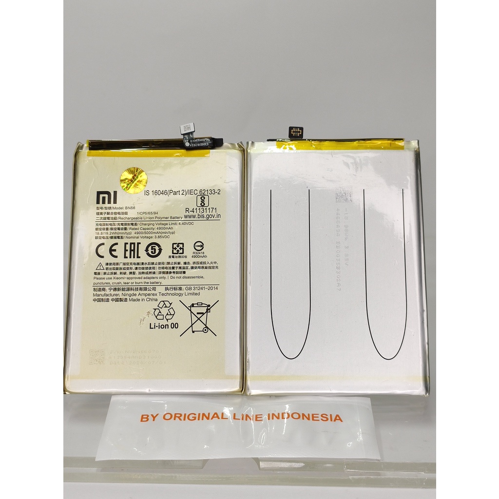 Jual BATERAI BN-56 BN56 XIAOMI REDMI 9A / 9C / POCO M2PRO BATTERY GRADE ...