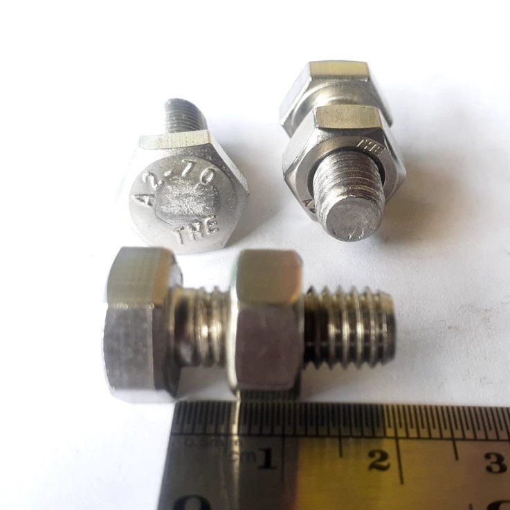 Jual BAUT STAINLESS M8 X 20 / BAUT 13 KUNCI 13 / BAUT SS M8 X 20 SUS ...