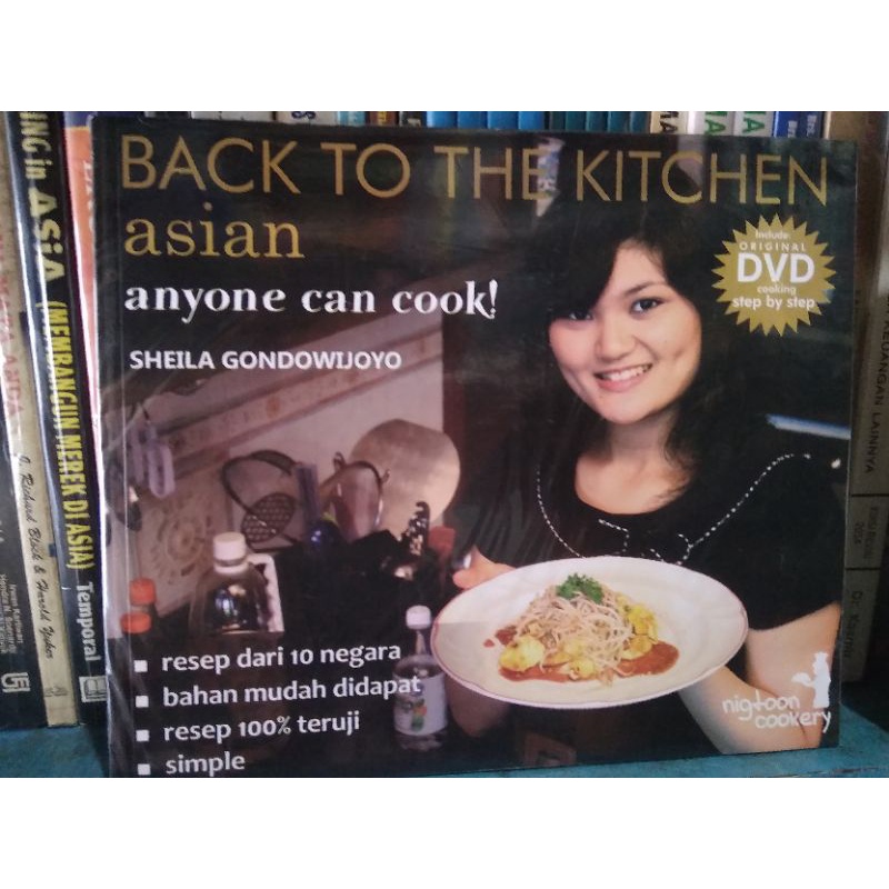 Jual ORIGINAL BACK TO THE KITCHEN Asian Anyone Can Cook INCLUDE DVD ...