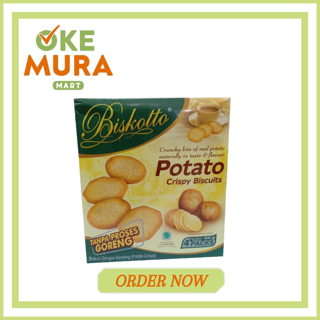 Jual BISKITOP - POTATO CRISPY BOX 360g BISKUIT KUE KERING ANAK DEWASA ...