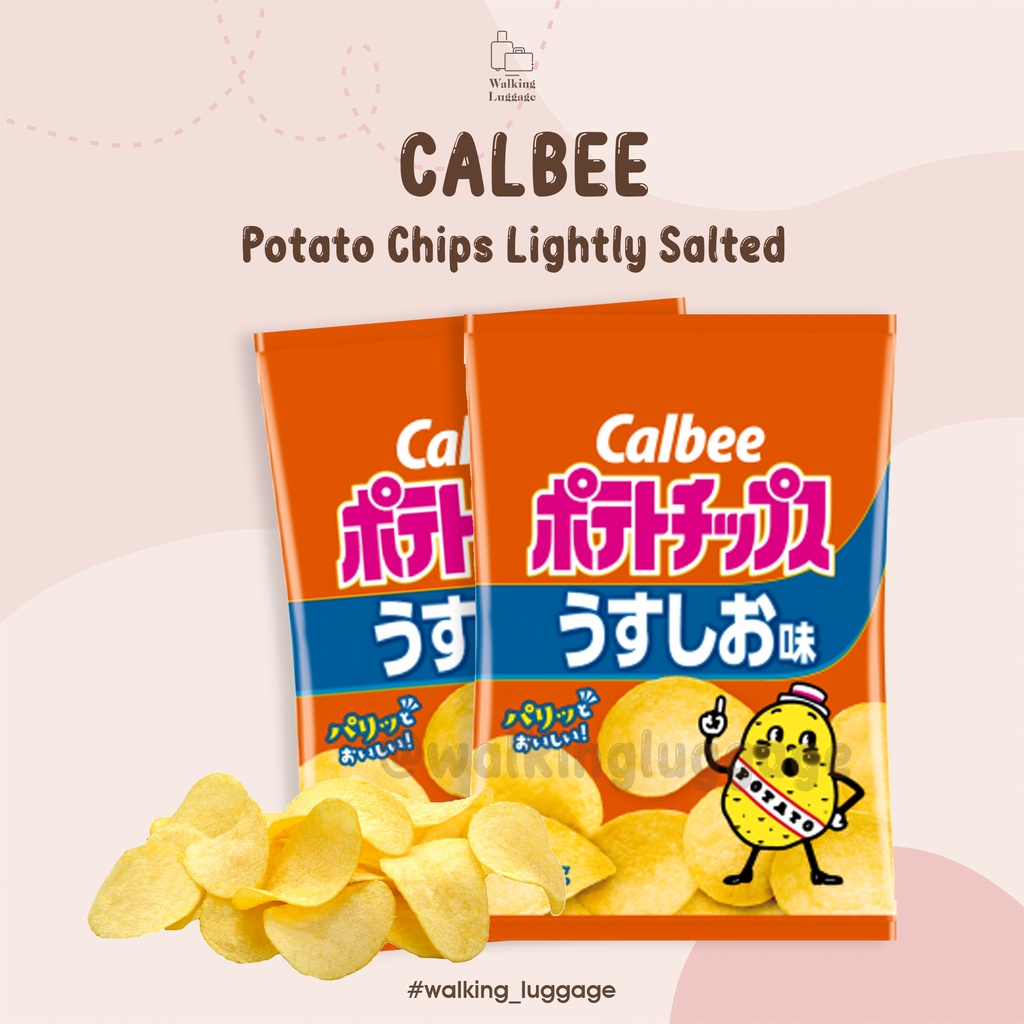 Jual Calbee Potato Chips Lightly Salted | Keripik Kentang Calbee Jepang ...