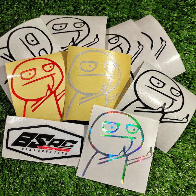 Jual sticker fucek viral bahan premium ukuran 7 x 6.5 | Shopee Indonesia