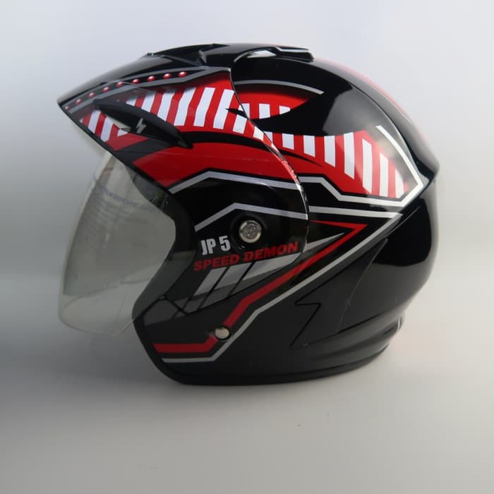 Jual Helm 05 Ukuran Besar L - 2XL T5 Speed Demon Bk Ori | Shopee Indonesia