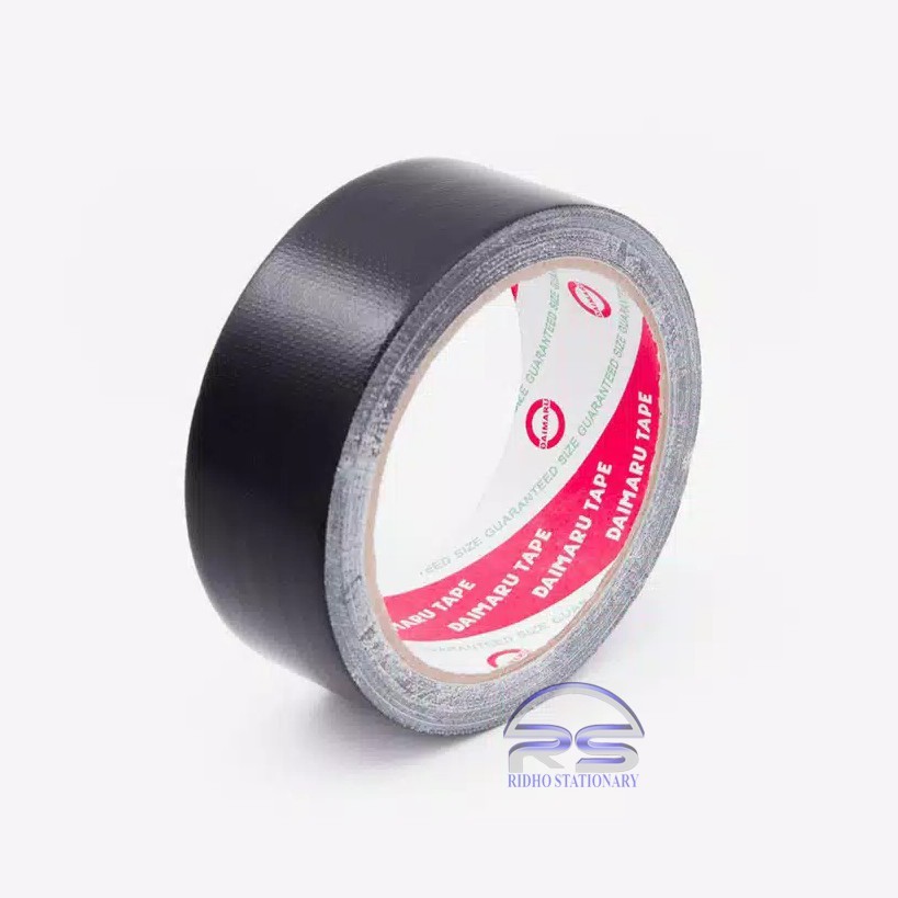 Jual Lakban Kain Hitam Linen 1,5 Inch 36mm x 12 meter Daimaru | Shopee ...