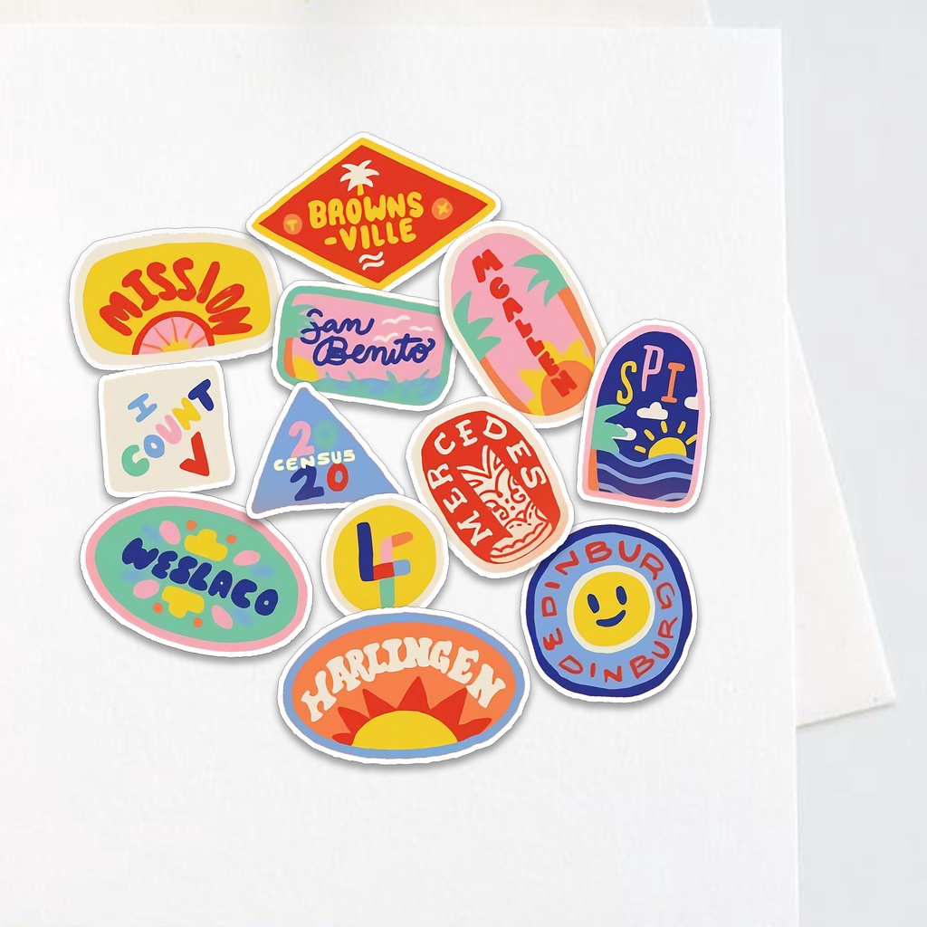 Jual Sticker Summer Aesthetic Sticker Waterproof (12pcs) | Shopee Indonesia