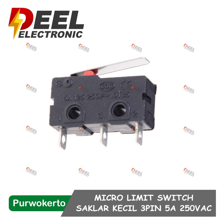 Jual LIMIT SWITCH 3 PIN 5A 250V MICRO LIMIT SWITCH SAKLAR KECIL 5A HITAM | Shopee Indonesia