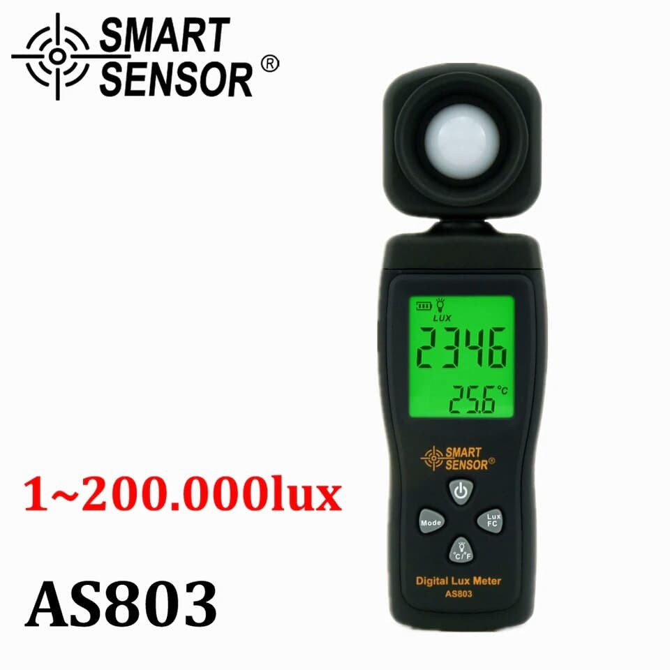 Jual digital Lux Light flux Meter LUXMETER pengukur cahaya test tester ...