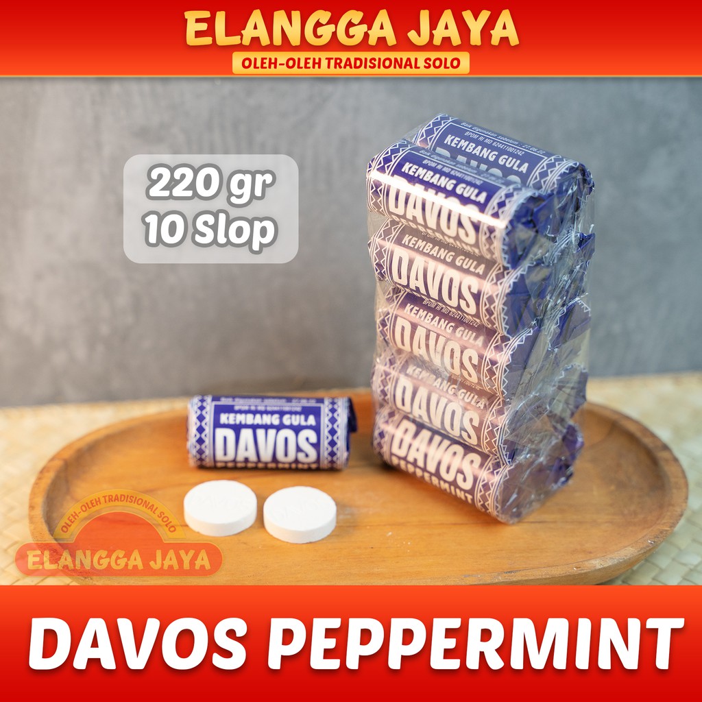 Jual Permen Davos Peppermint 1 Pak isi 10 Roll | Shopee Indonesia