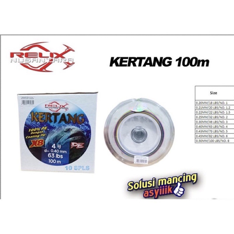 Jual PE RELIX NUSANTARA KERTANG 100m CONECTING | Shopee Indonesia