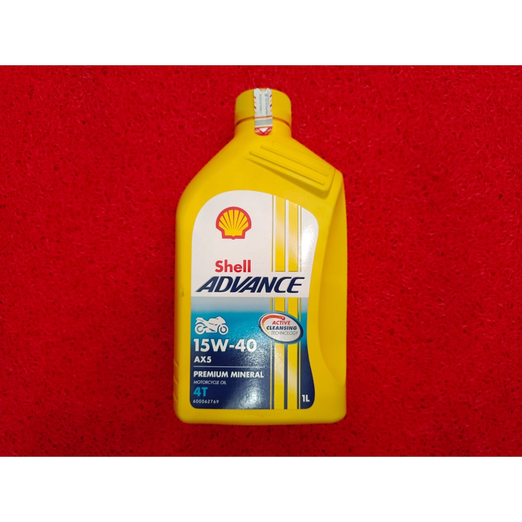 Jual OLI SHELL ADVANCE 4T AX5 15W40 1L | Shopee Indonesia