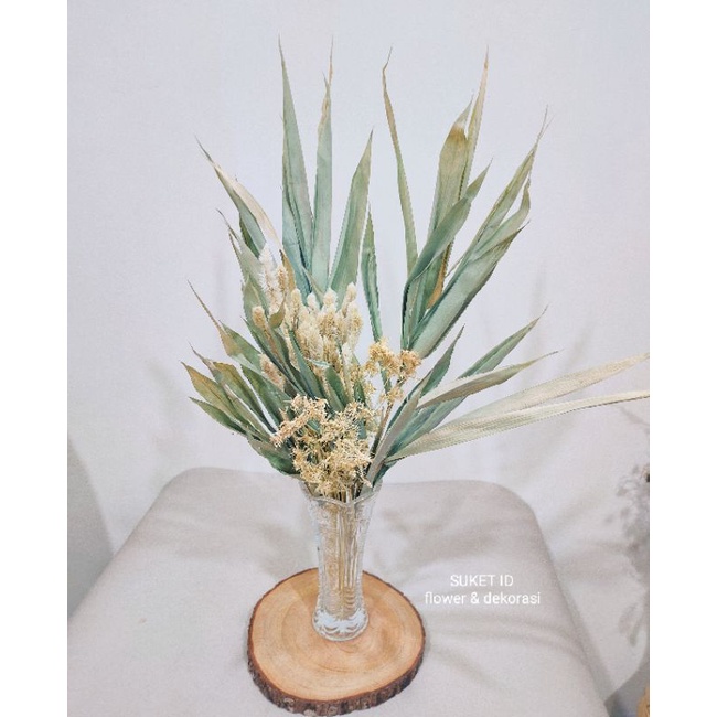 Jual Daun Kering Dekorasi Rustic (daun bambu) | Shopee Indonesia