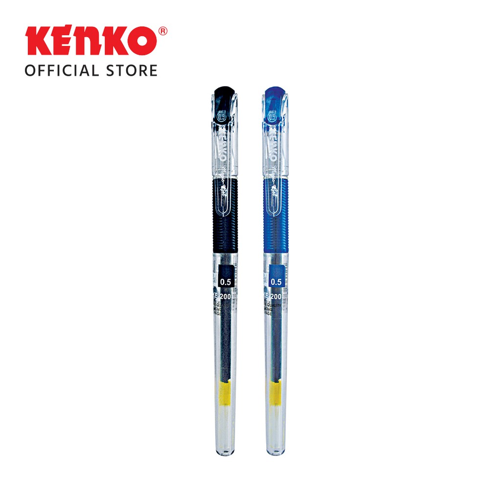 Jual KENKO GEL PEN / Pulpen Jel / Pena Jel KE-200 (Magic Gel) Black ...