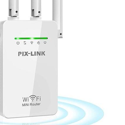 Jual WIFI WR-09 PIX-LINK 300M WIRELESS WIFI RANGE EXTENDER ROUTER REPEATER AP WIFI KONEK TERBAIK ...