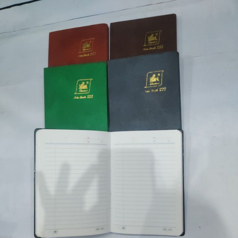 Jual Notes Buku catatan Kecil Note book Standard 222 sampul plastik ...