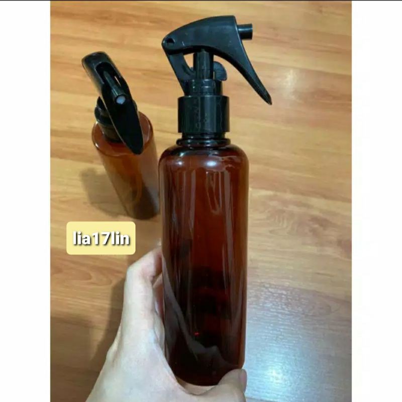 Jual Botol Trigger 250ml Amber Botol Amber/Bening/Hitam/Putih Spray Trigger 250ml / 100ml Tebal ...