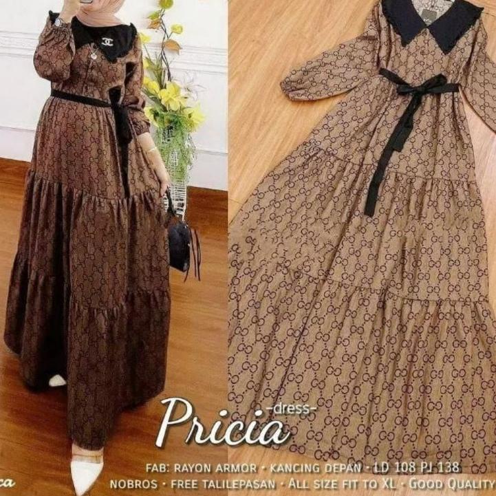 Jual GAMIS GUCCI VIRAL KEKINIAN 2022 // GAMIS GUCCI KERAH POLOS 오빠 ...