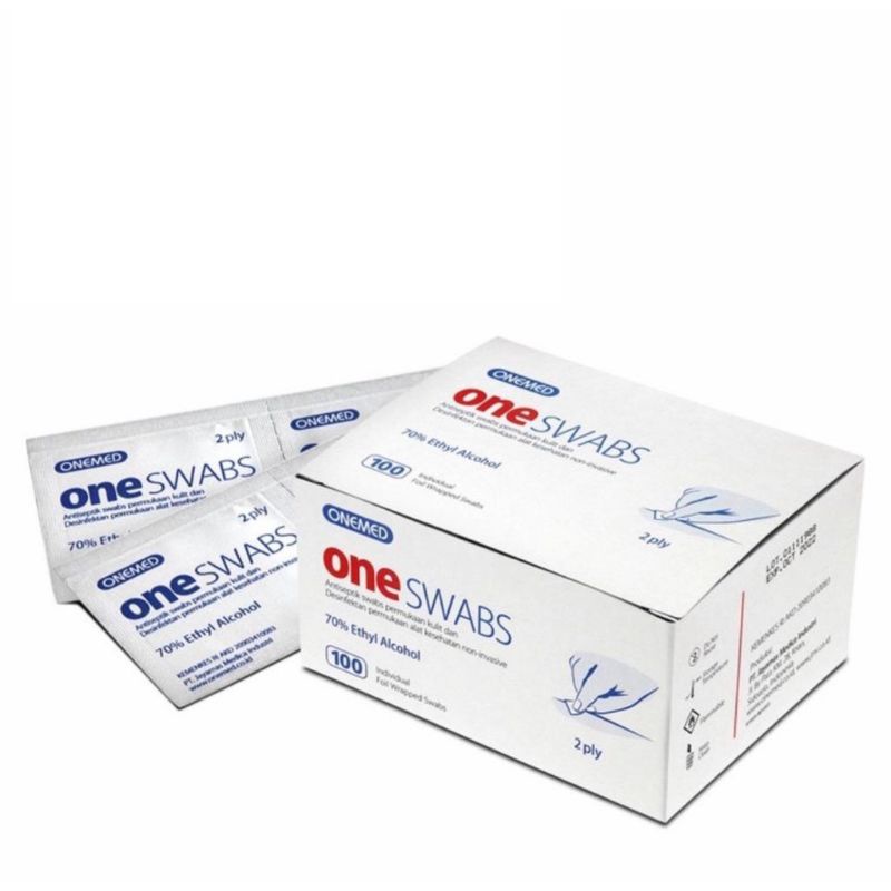 Jual One swab alkohol isi 100 lembar | Shopee Indonesia