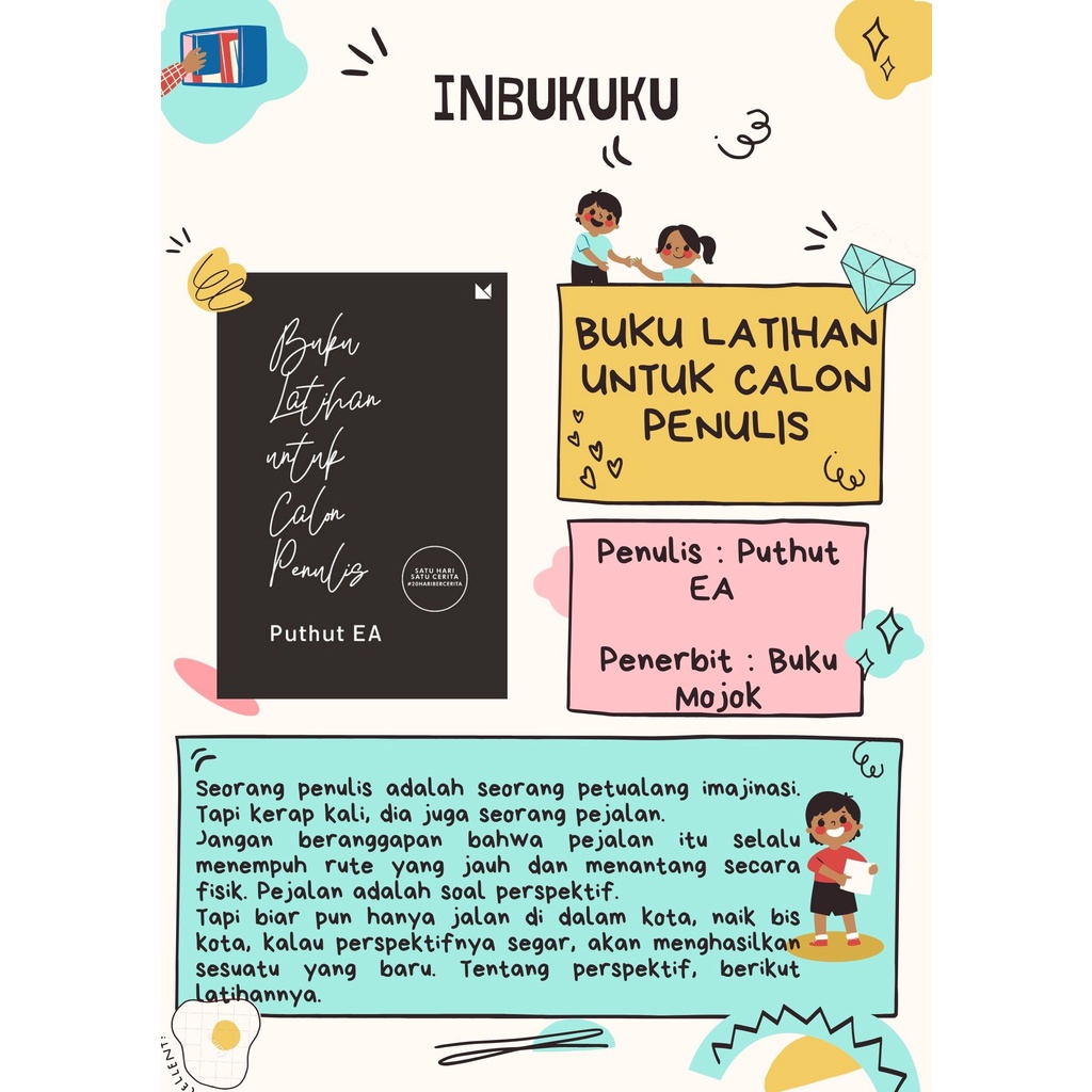 Jual BUKU LATIHAN UNTUK CALON PENULIS KARYA PUTHUT EA | Shopee Indonesia