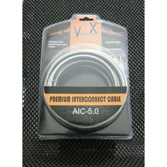 Jual Kabel Audio Rca Vox Research Aic - 5.0 (5 Meter) | Shopee Indonesia