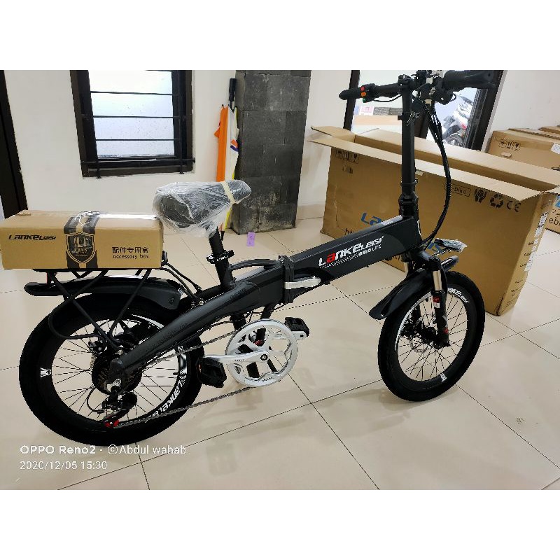 Jual Sepeda Listrik Lipat Lankeleisi G660 Lite, Smart Moped Elektrik 48 ...