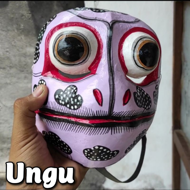 Jual Topeng Kodok - Topeng Katak - Topeng Kayu - Topeng Bali - Topeng ...