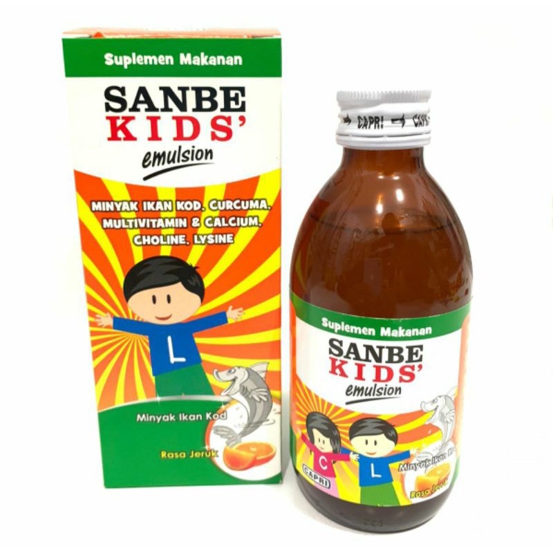 Jual Sanbe Kids Emulsion - Suplemen Makanan | Shopee Indonesia