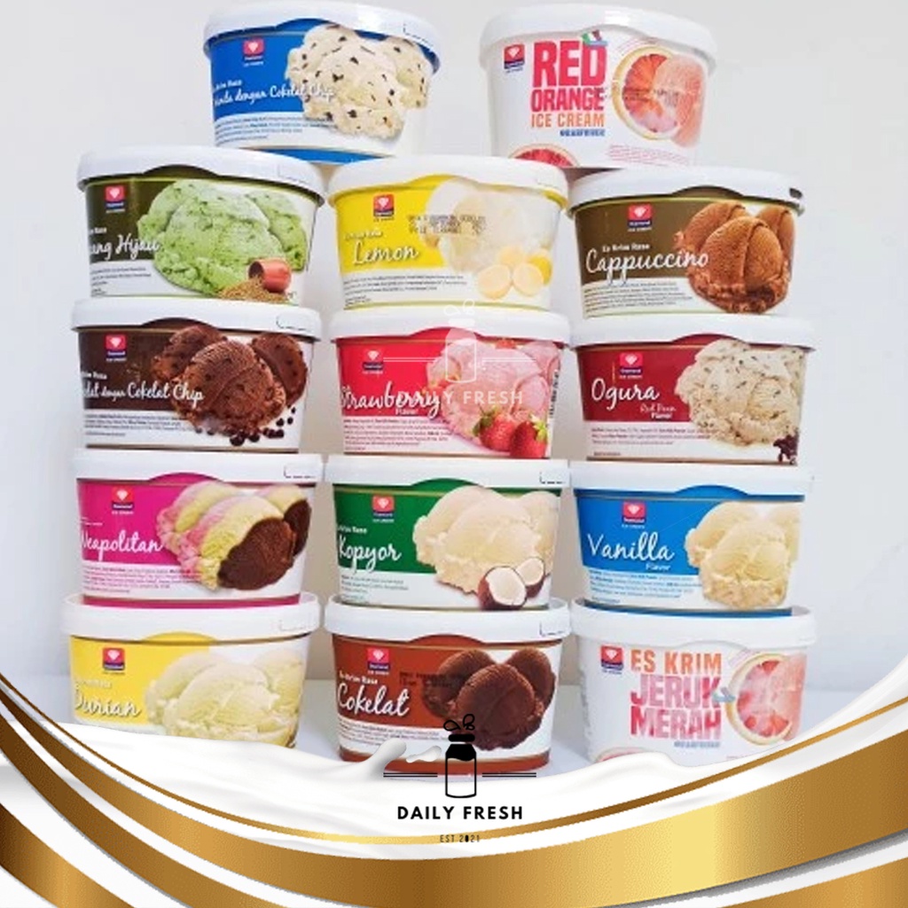 Jual DIAMOND ICE CREAM ES KRIM 700 ML | Shopee Indonesia