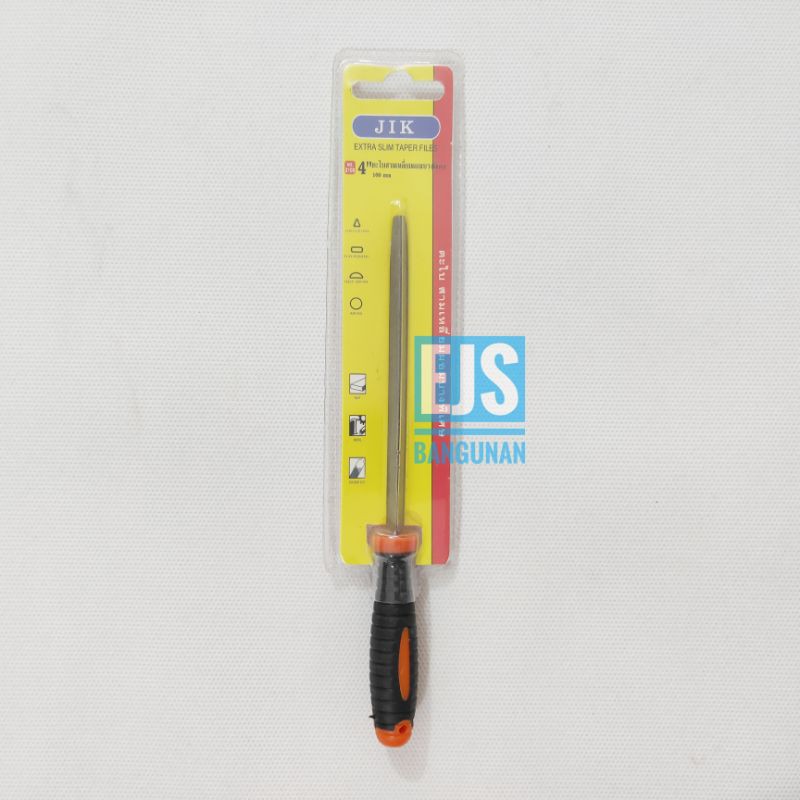 Jual Kikir Gergaji Kayu 4" JIK / Kikir Segitiga Slim Taper | Shopee ...
