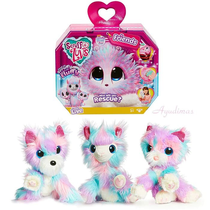 Jual Little Live Pets Scruff a Luvs Luv - Candy Floss - boneka | Shopee ...