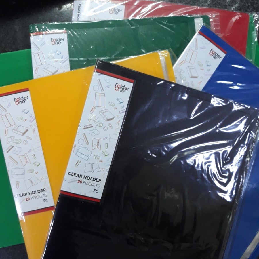 Jual Clear holder 20 pocket Document keeper 20 Folder One | Shopee ...