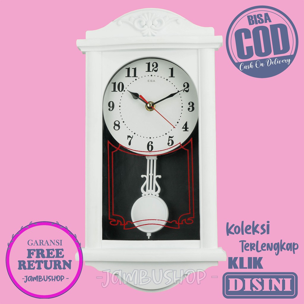 Jual Jam Dinding Bandul Dekorasi Rumah Murah Bagus Esa 465 | Shopee ...