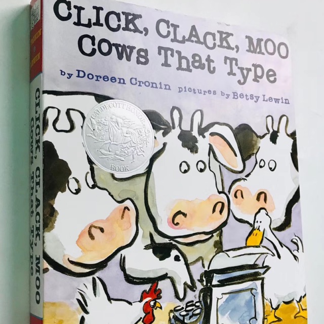 Jual Click,clack,moo : cows that type - buku import anak | Shopee Indonesia