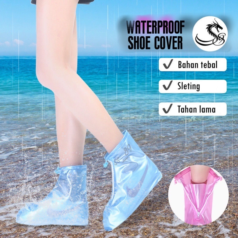 Jual cover sepatu pelindung sepatu pvc anti air waterproof jas hujan ...