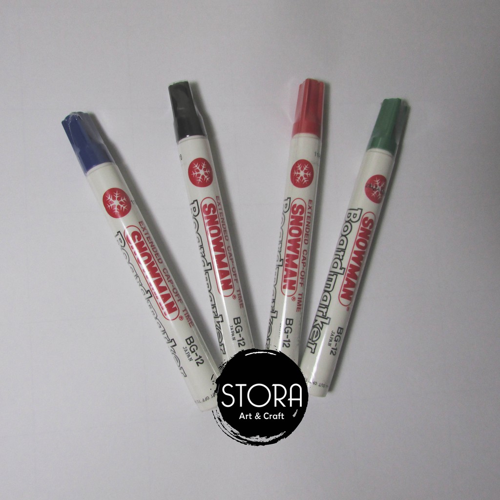 Jual Spidol Snowman BG-12 Boardmaker Whiteboard satuan | Shopee Indonesia