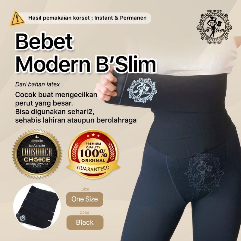 Jual Bebet modern B'Slim from Latex / korset pelangsing ( B slim korset) | Shopee Indonesia