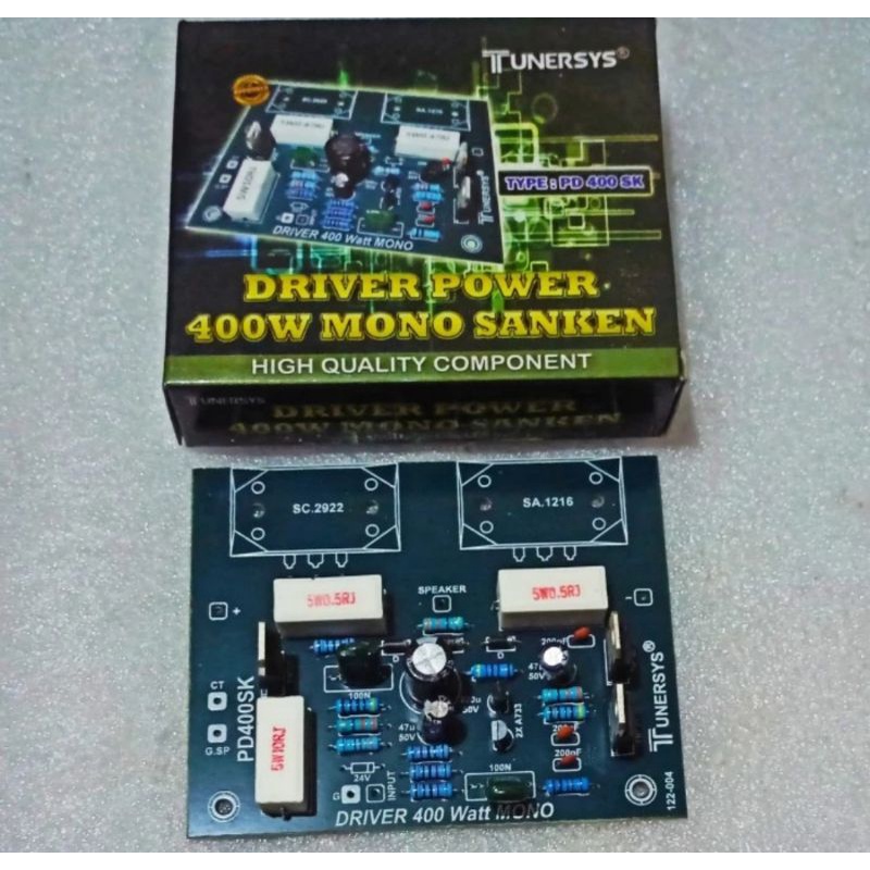 Jual Driver Power Sanken Safari 400W Mono Tunersys PD-400SK | Shopee Indonesia