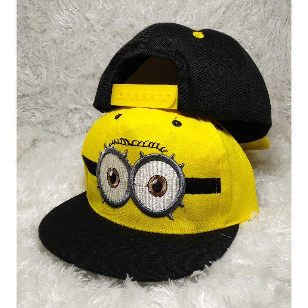 Jual RS. TOPI SNAPBACK ANAK BORDIR MINION (4-10THN) BERKUALITAS DISTRO ...