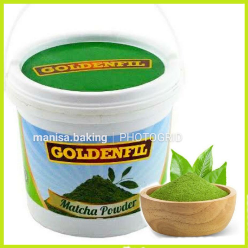 Jual MATCHA POWDER GOLDENFIL 20 GR REPACK PURE MATCHA POWDER BUBUK ...