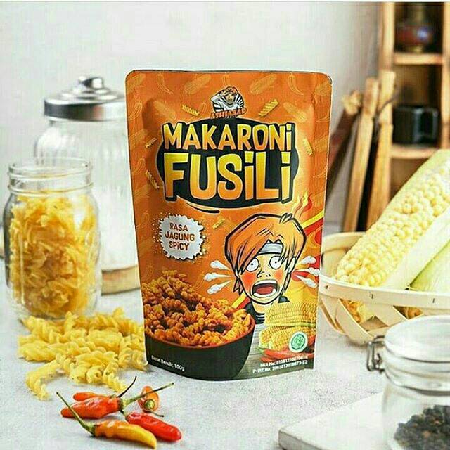 Jual MAKARONI FUSILI ASHIAAAP (JAGUNG SPICY) | Shopee Indonesia