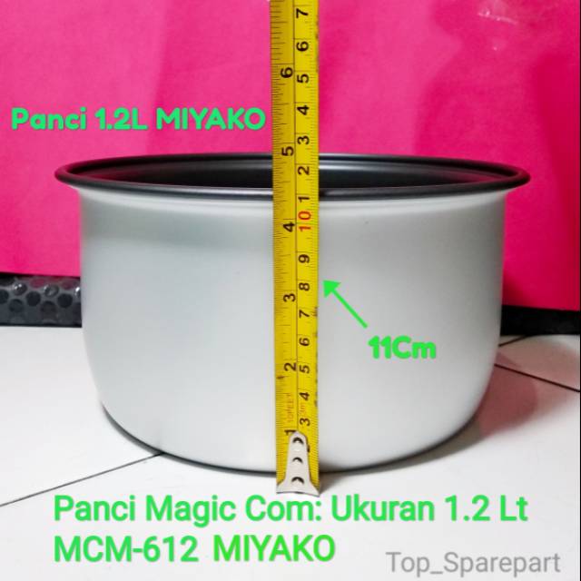 Jual Panci Magic Com Ukuran 1.2Liter Miyako Mcm-612 | Shopee Indonesia