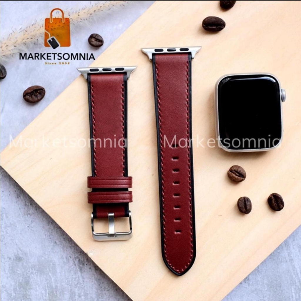 Jual STRAP Tali Jam Tangan 22mm Seiko Apple Watch LEATHER KULIT ASLI ...