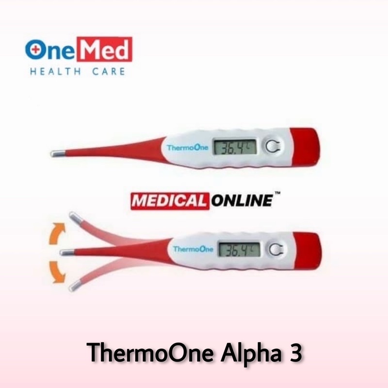 Jual THERMOMETER DIGITAL ALPHA 3 ONEMED THERMO ONE TERMOMETER MEDICAL ...