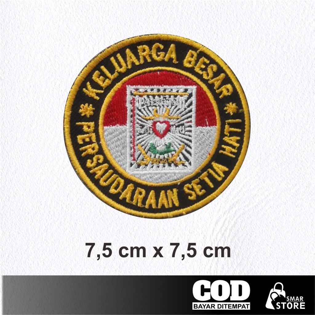 Jual Bet bordir PSHT Persaudaraan Setia Hati Terate murah langsung produsen badge logo lambang ...