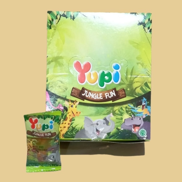 Jual Yupi Jungle Fun Permen Jelly [24 pcs/box] | Shopee Indonesia