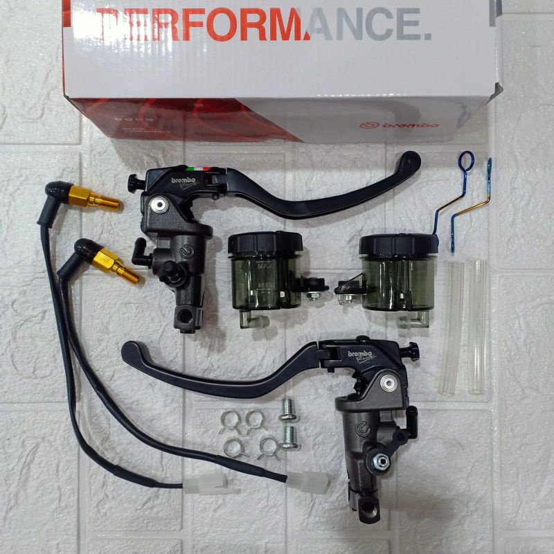 Jual Master rem 2 tabung komplit switch rem tabung BiG pnp Nmax new ...