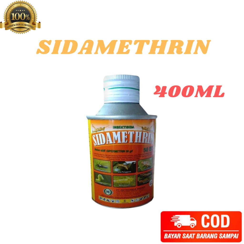 Jual Insektisida Kontak Sidamethrin Sipermetrin 50 EC 400 ml | Shopee ...