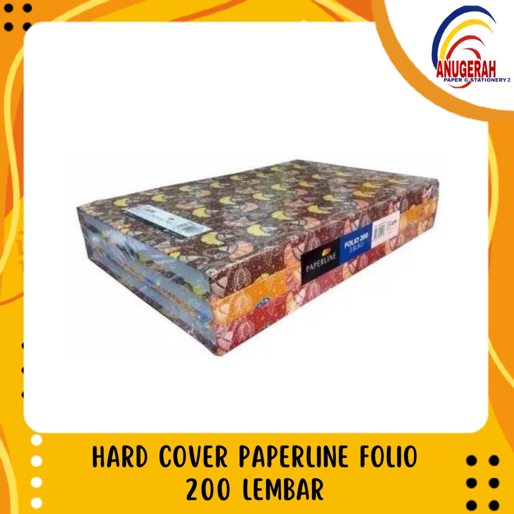 Jual HARD COVER PAPERLINE FOLIO 200 LEMBAR (PCS) | Shopee Indonesia